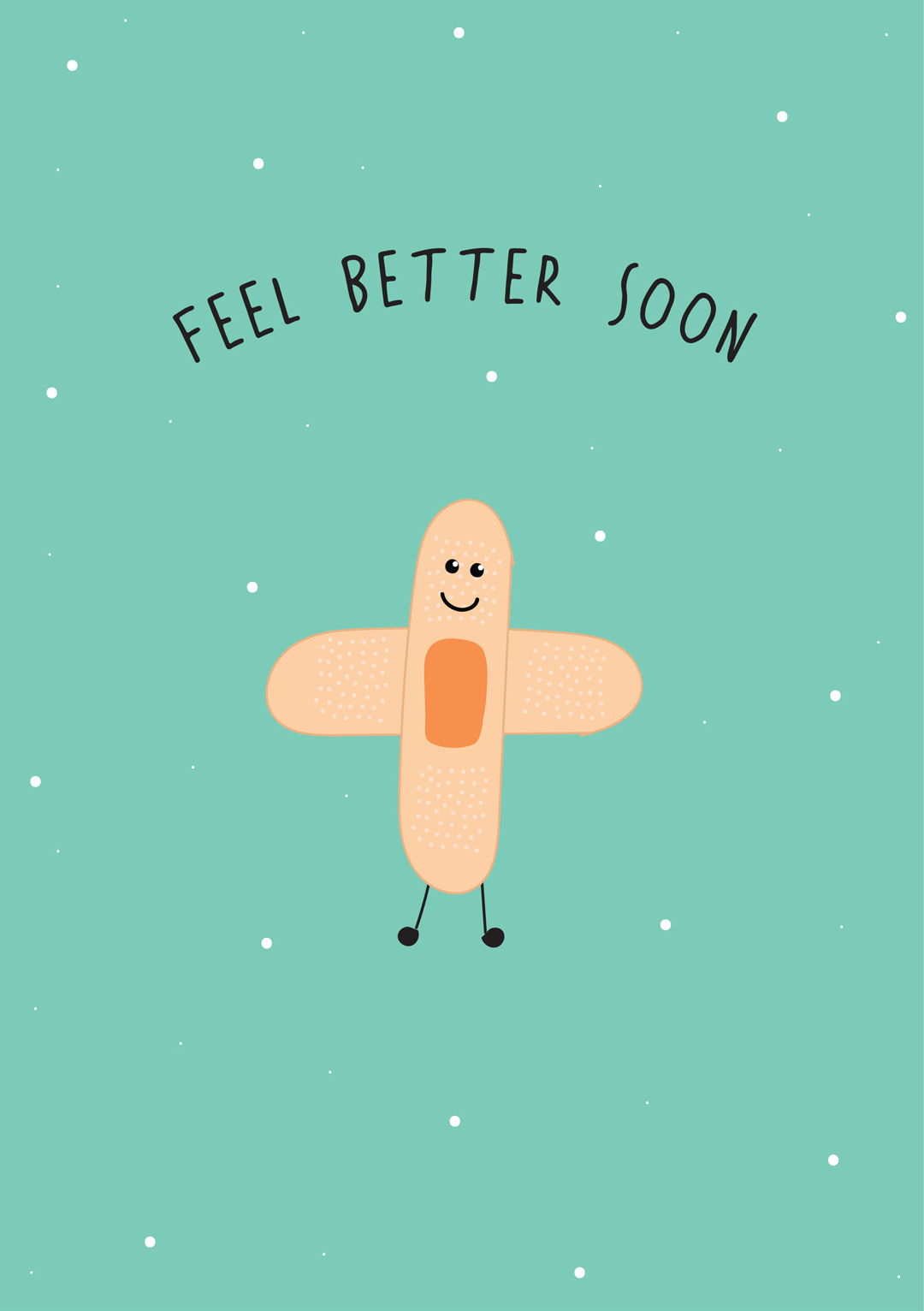 Feel Better Soon Greetings Card - PalPack